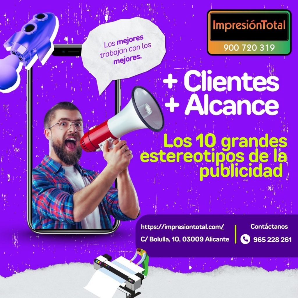 10 grandes estereotipos de la publicidad - Imprenta Alicante Murcia ...